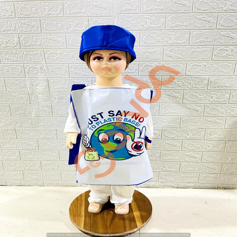 Say No To Plastic Costume Cutout for Kids- Free Size – Sarvda
